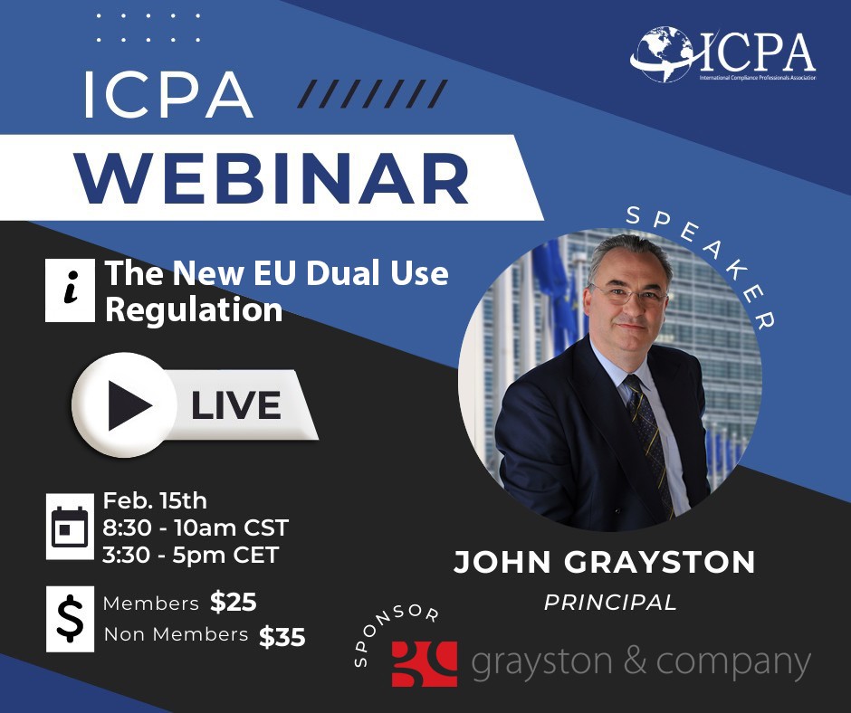 The New EU Dual Use Regulation - Grayston & Company